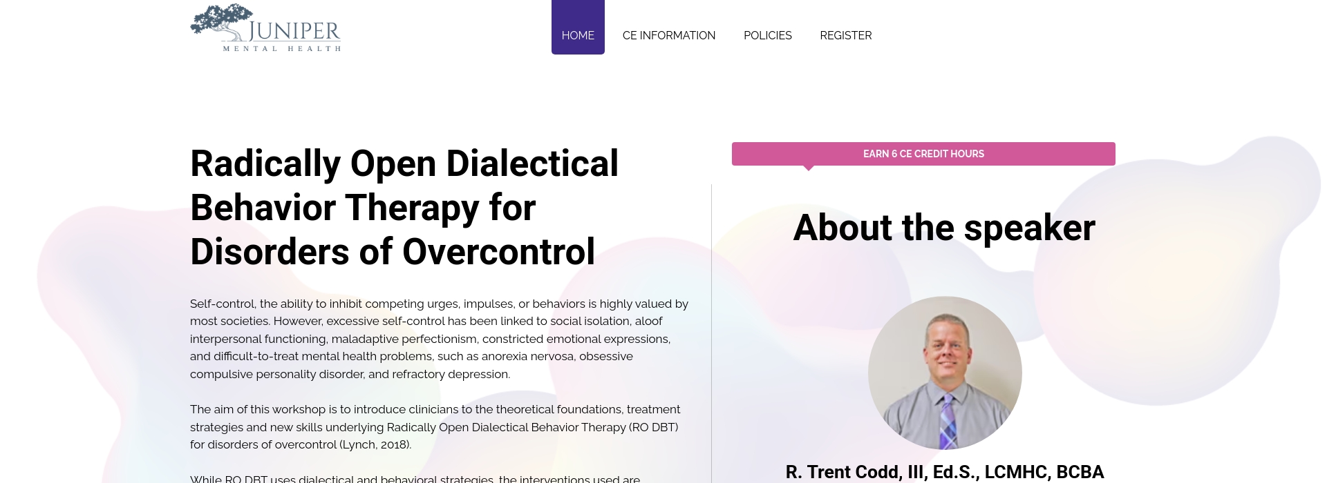 Radically Open Dialectical Behavior Therapy for Disorders of Overcontrol